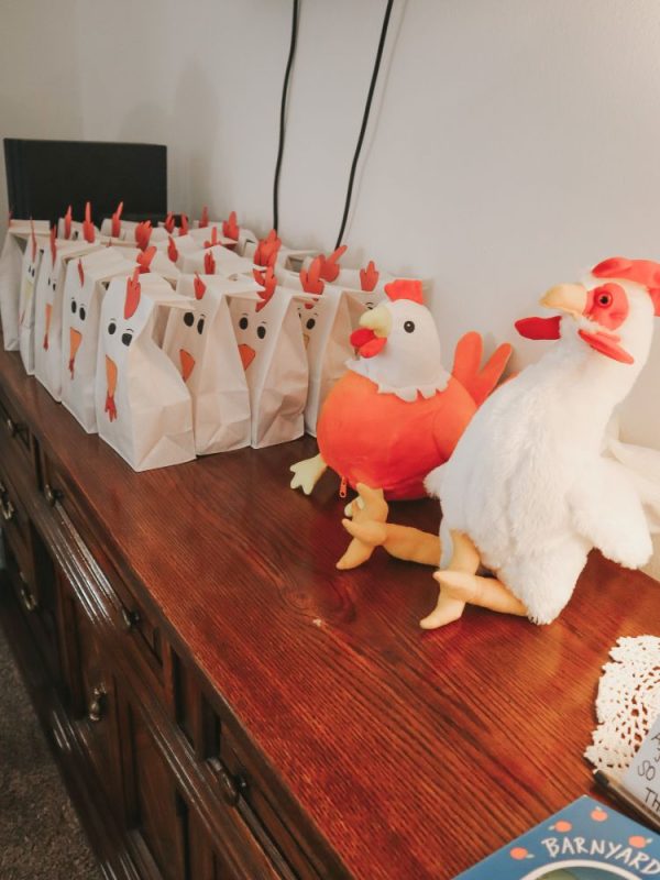 Chicken Themed First Birthday Party | This Chick Is One - Little House ...