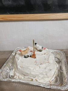 Chicken Themed First Birthday Party | This Chick Is One - Little House ...